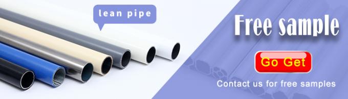 Profil Pipa Lean Aluminium Struktur Kuat Untuk Rak Dan Sistem Karakuri